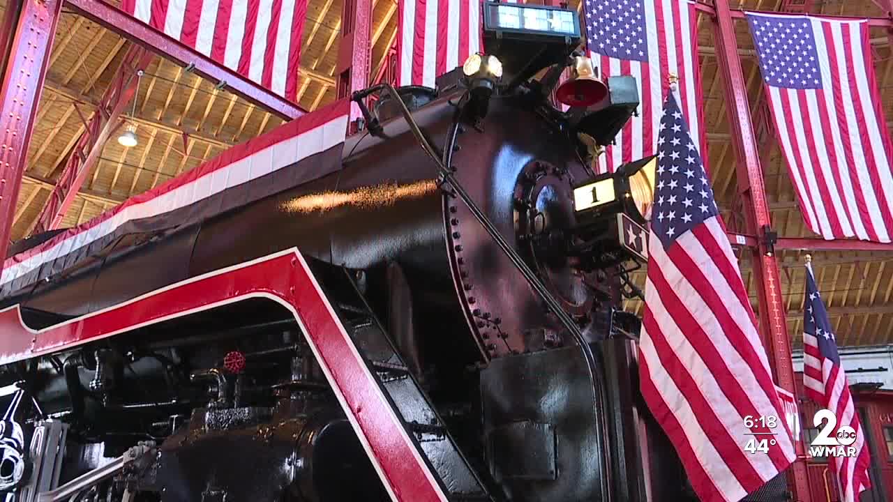 Bicentennial America's Freedom Train locomotive restored at Baltimore ...