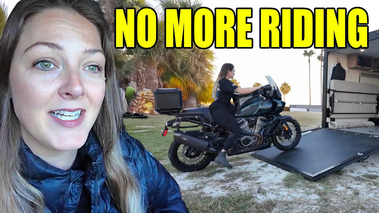 Forced to put away my motorcycle...