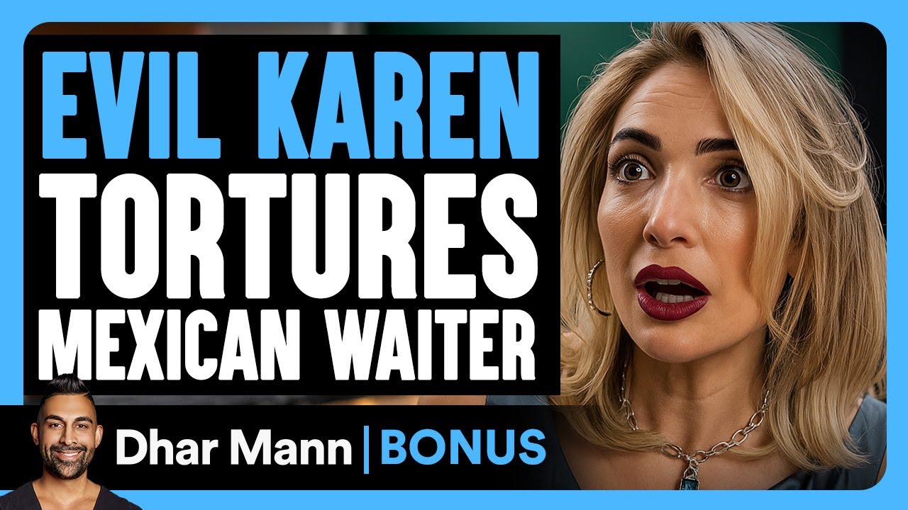 This evil Karen is so mean to him!