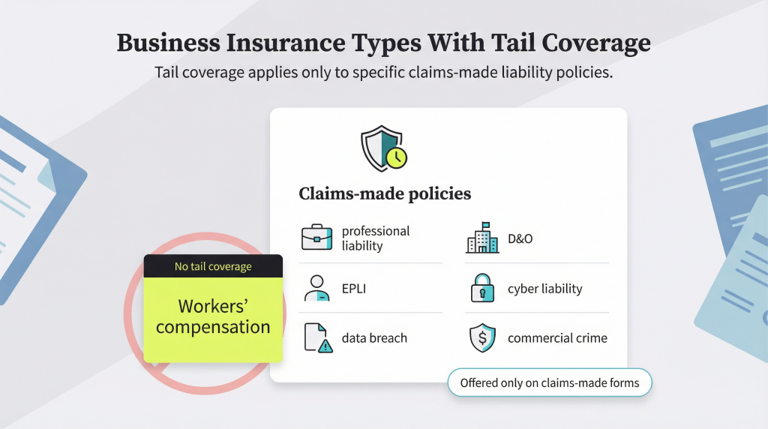 What is tail insurance in business?