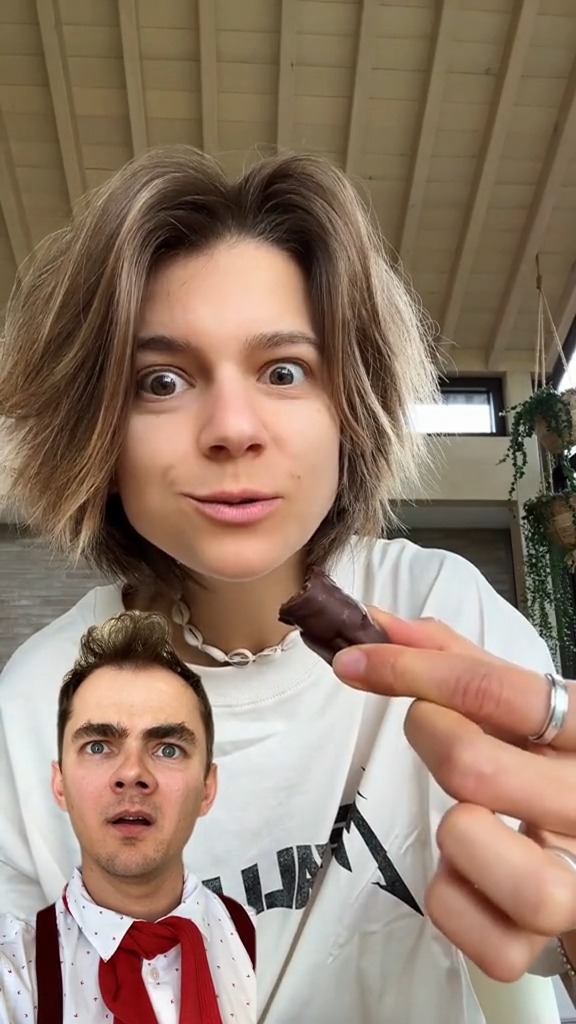 Cucumber with chocolate