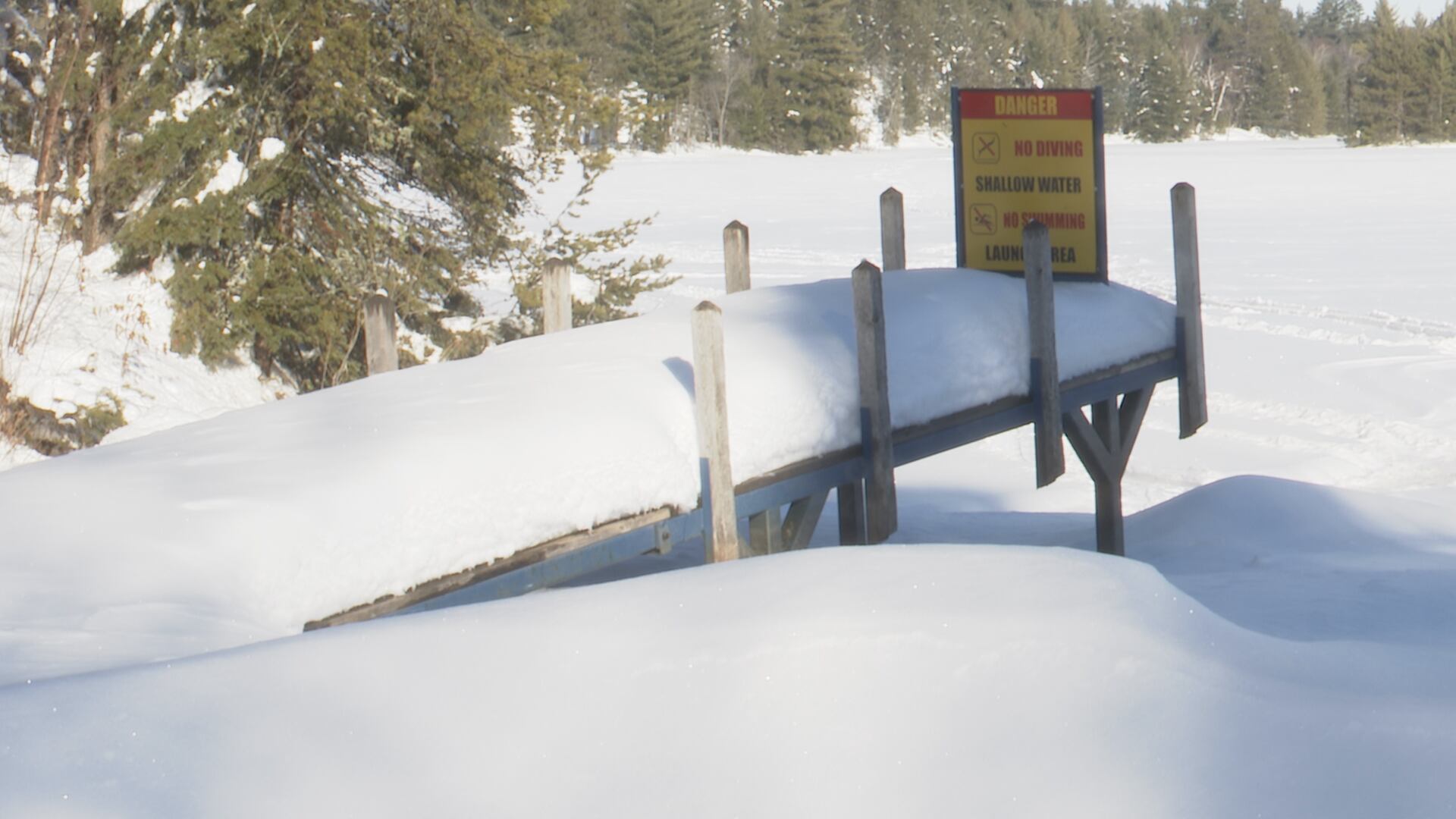 Michigan DNR helping to clear access sites for ice fishing and other ...
