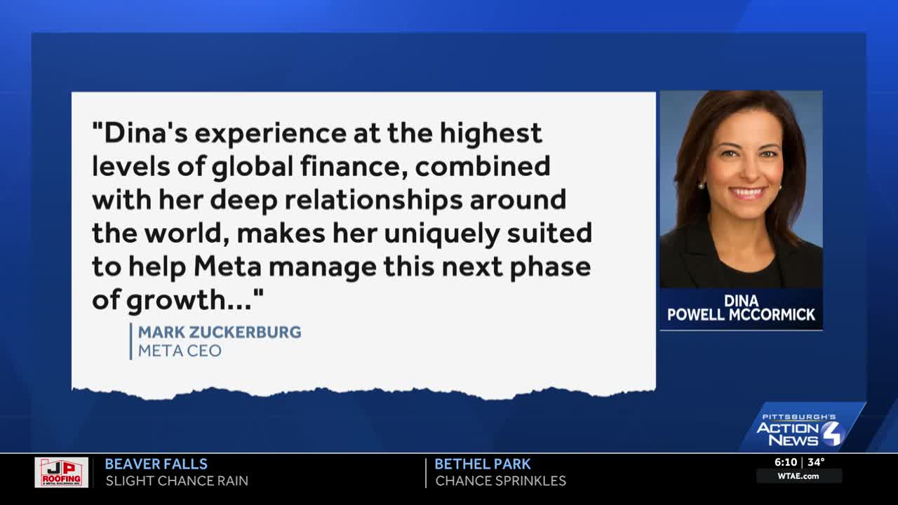 Meta names former Trump adviser Dina Powell McCormick as president and ...