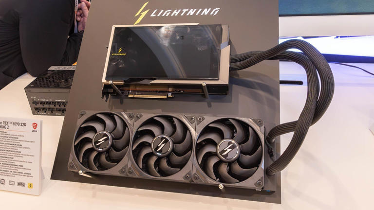 Hands on with MSI's GeForce RTX 5090 32G Lightning Z: Is this the world ...