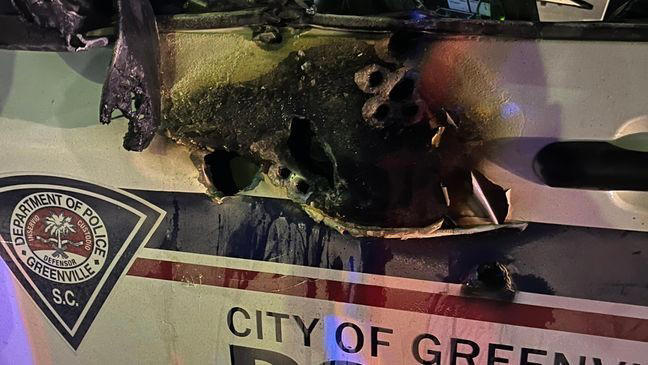 Greenville police officer is shot and wounded in 'ambush-style' attack ...