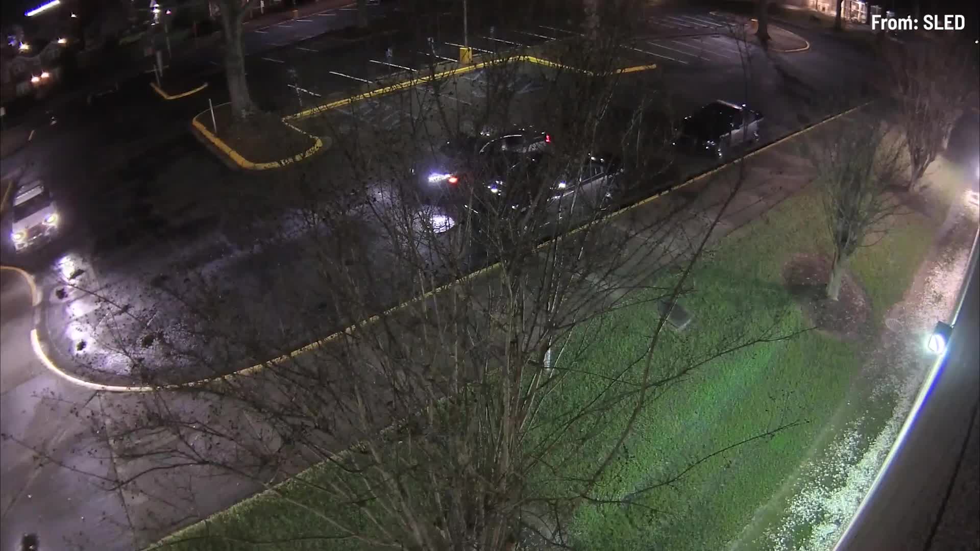 Watch: Surveillance video of ambush, shooting of Greenville police officer