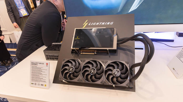 Hands on with MSI's GeForce RTX 5090 32G Lightning Z: Is this the world ...