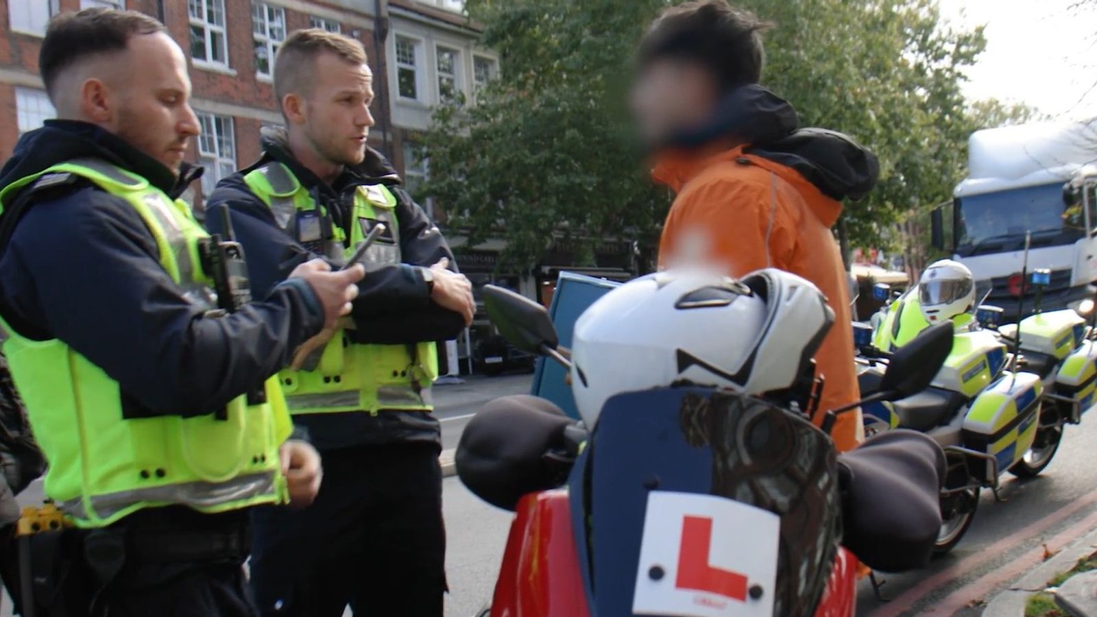 On a raid with immigration enforcement