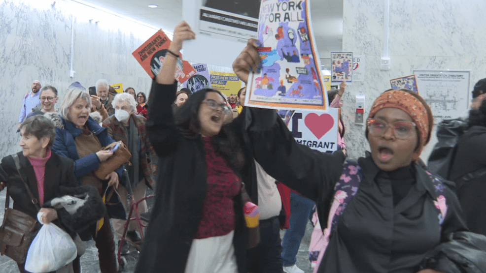 Democratic lawmakers, protesters demand passage of New York for All Act ...