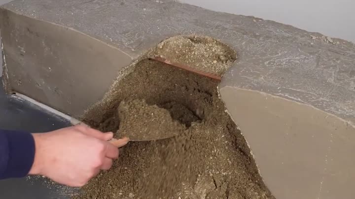 Projetando uma lâmpada chic de cimento