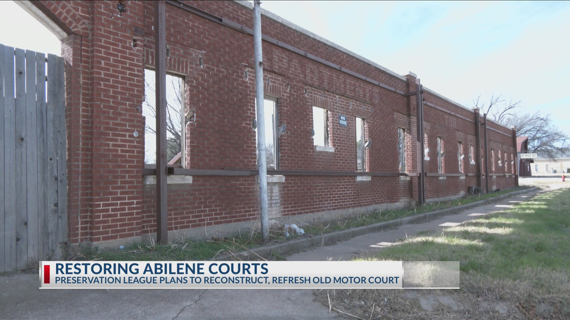 Abilene Preservation League to revive historic Abilene Courts