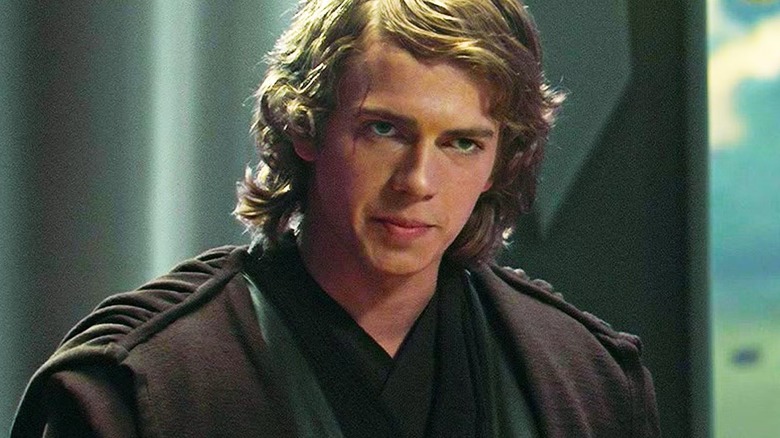 How did Anakin Skywalker get his scar in the Star Wars universe?
