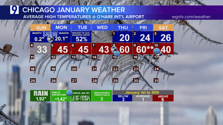 A taste of June-uary last week for Chicagoland– but will it last? | WGN ...