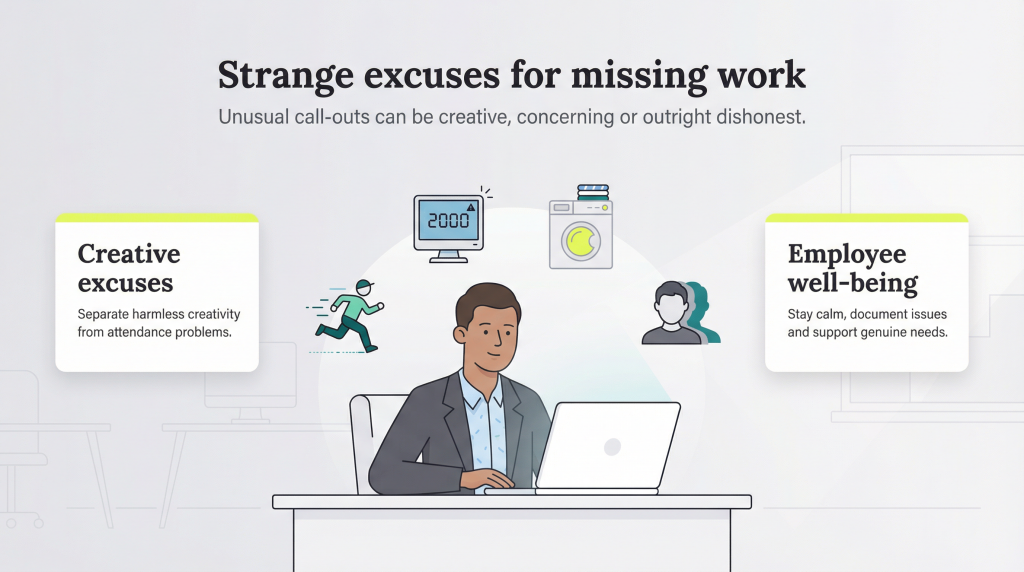 The best and worst excuses for getting out of work