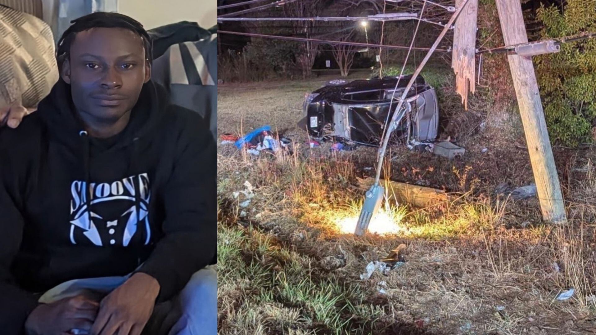 Man missing after single-vehicle crash in northwest Charlotte, family says