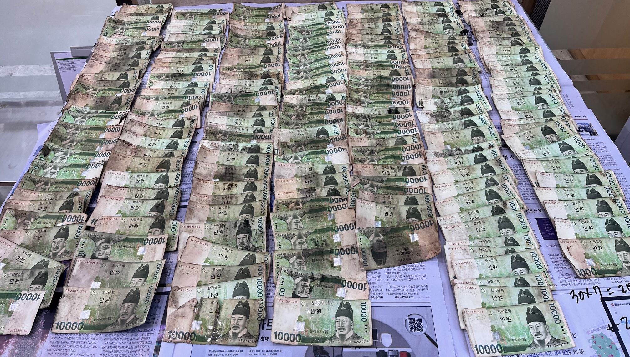 Bank of Korea disposes of damaged currency circling Earth