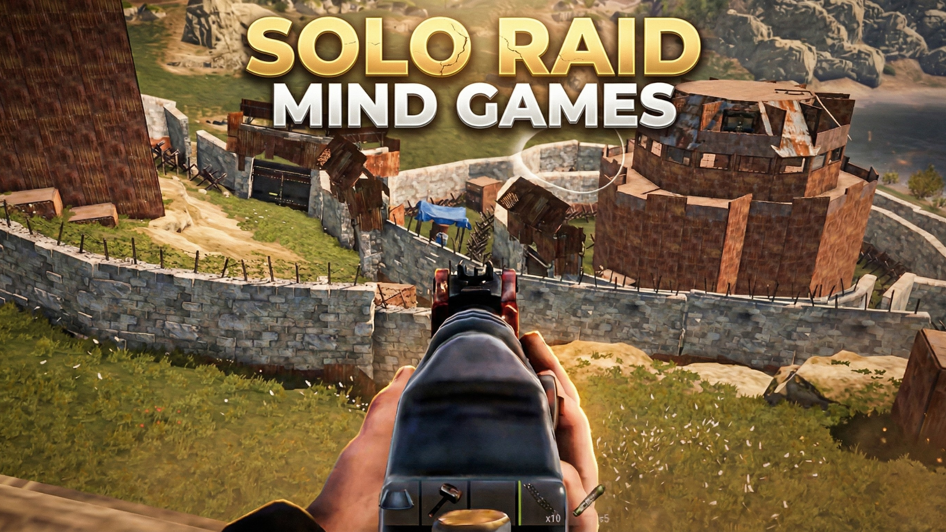 This 200 IQ base build was nearly impossible to raid solo