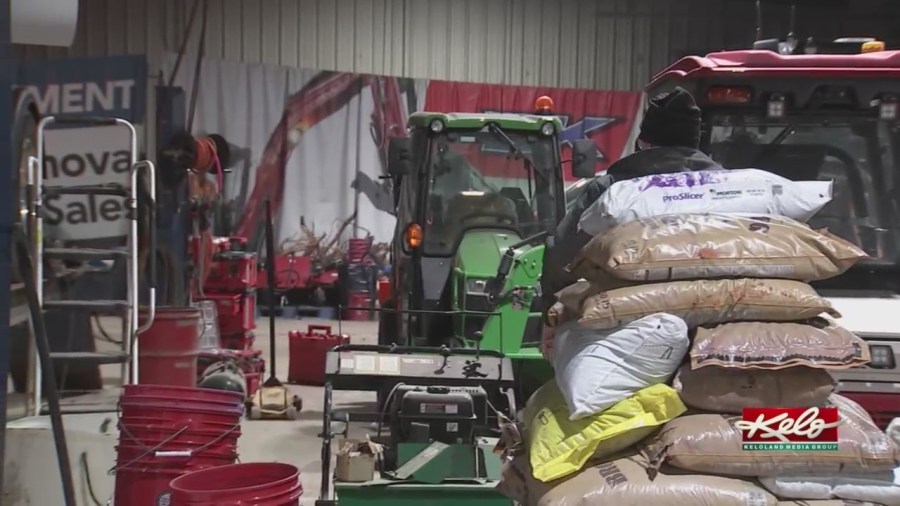 A lack of snow but not a lack of work