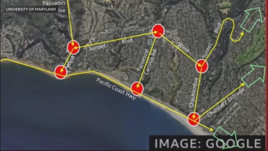 How the Palisades fire zone turned into an evacuation nightmare