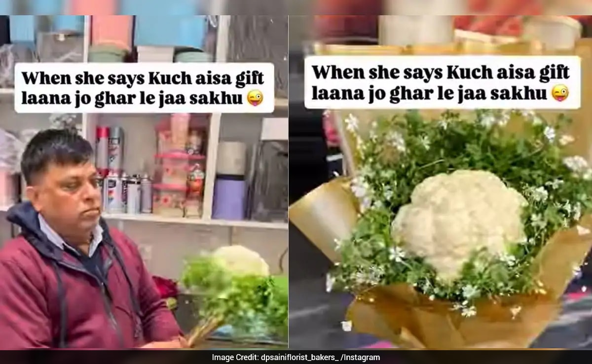 Florist goes viral for creative cauliflower bouquet, turns vegetables ...
