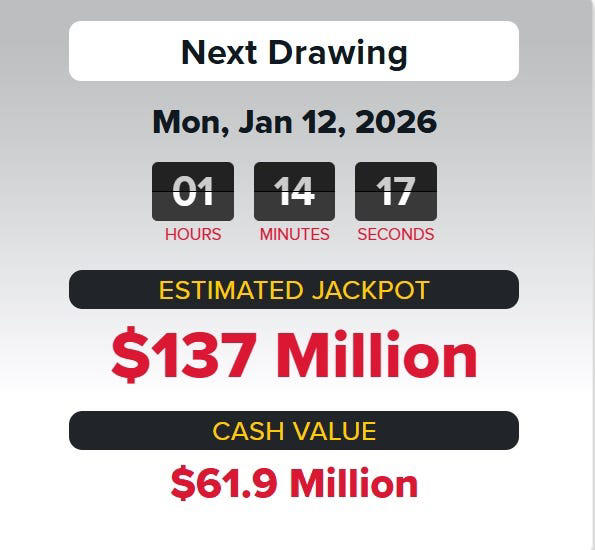 Did anyone win Powerball? Winning numbers Monday, January 12, 2026