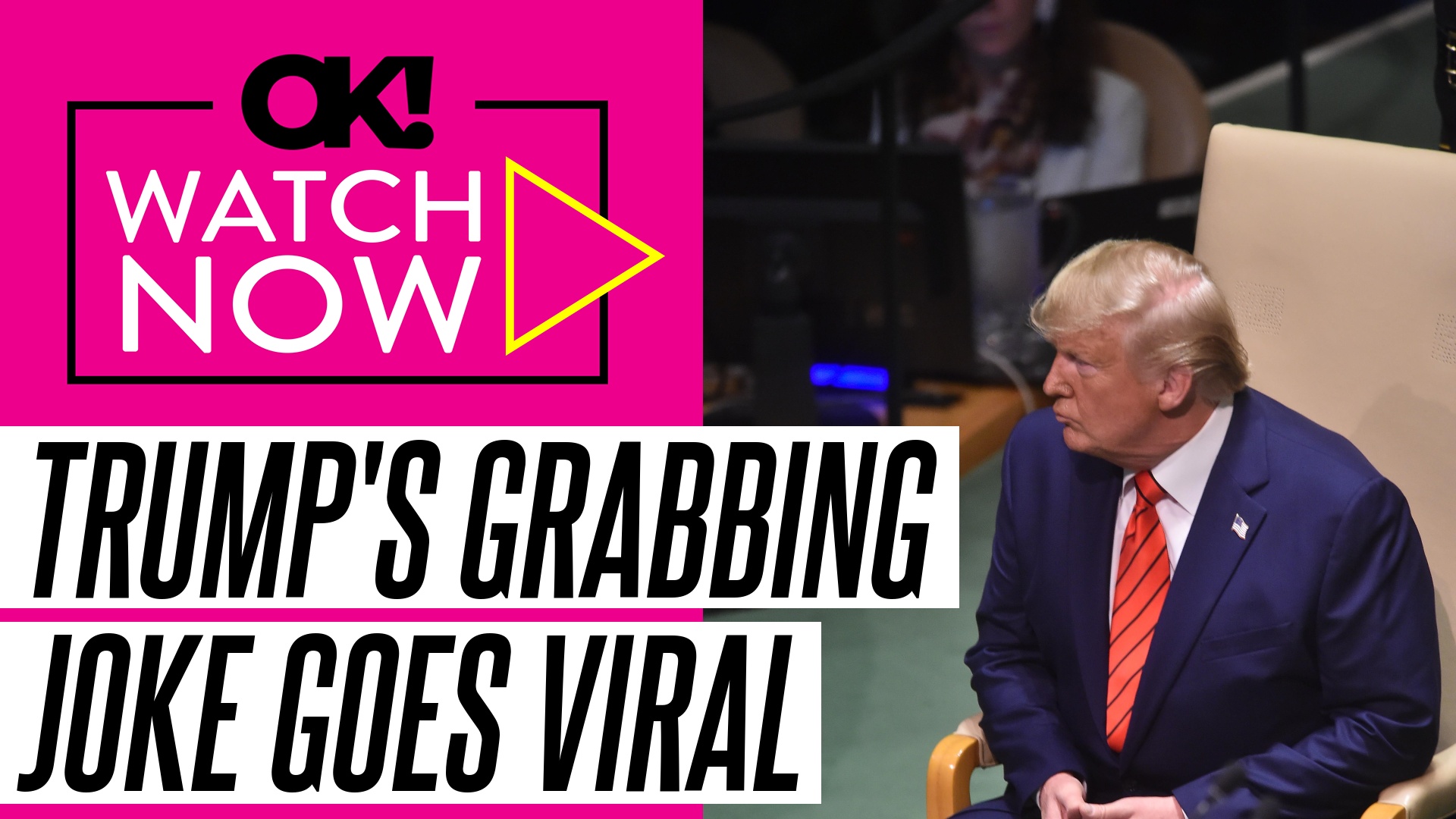 Panicked Donald Trump makes odd joke about 'grabbing' White House press ...