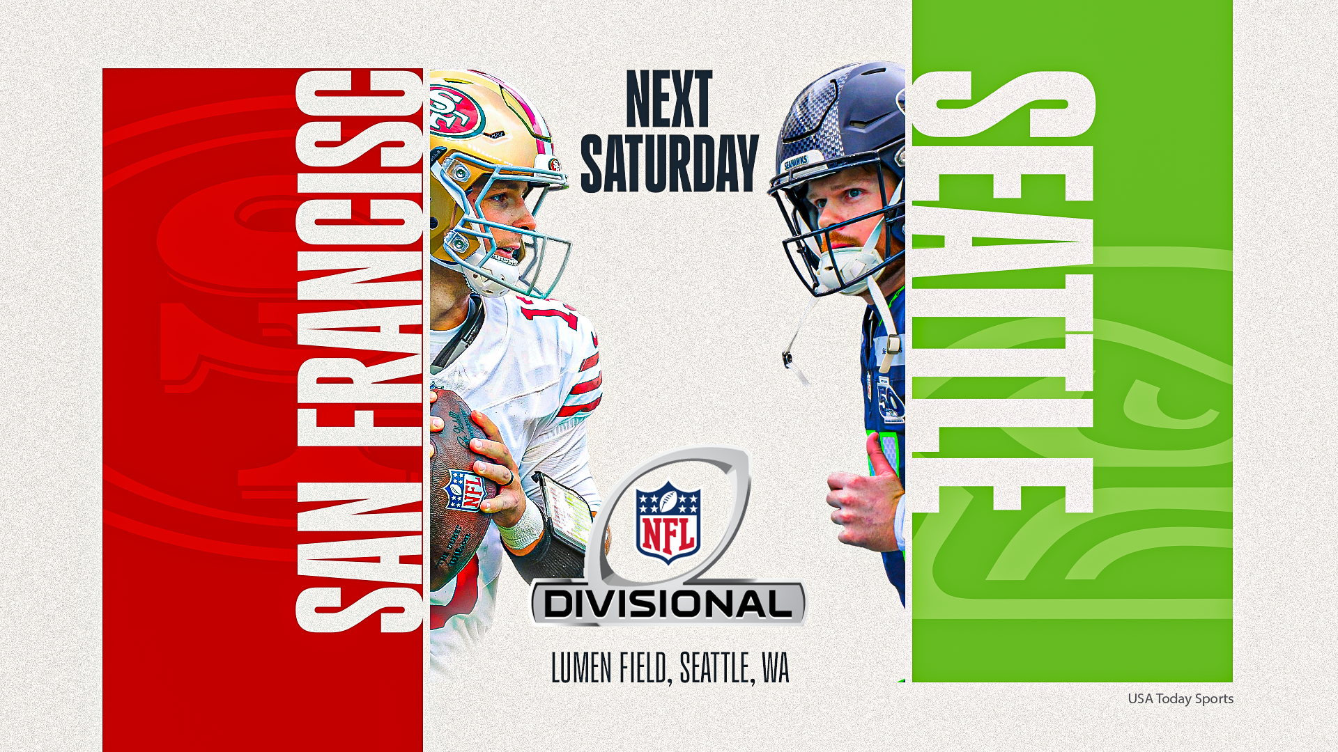 Seahawks vs 49ers divisional round time and TV channel made official