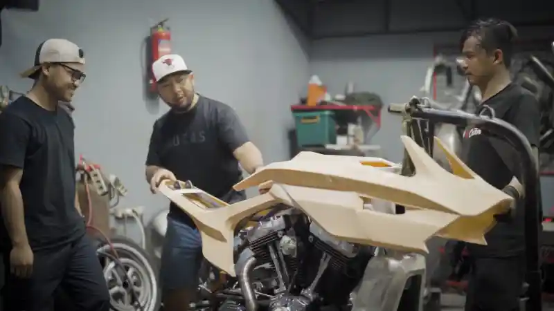 Intip proses pembuatan HD Sharky garapan MWM Custom