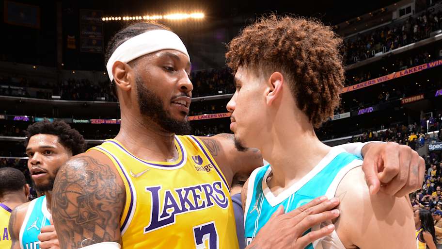 Carmelo Anthony has perfect rebuttal to inaccurate LaMelo Ball criticism