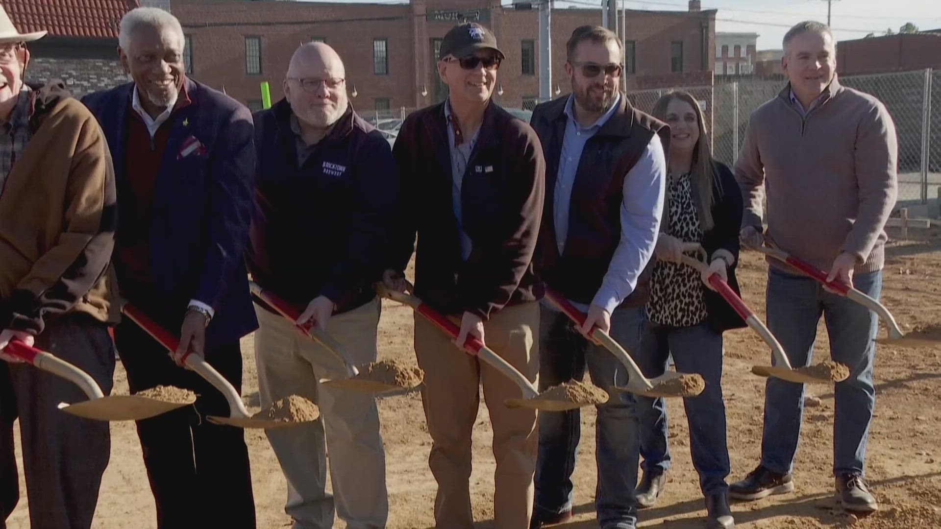 Crews break ground on new Adelaide Hall in Fort Smith