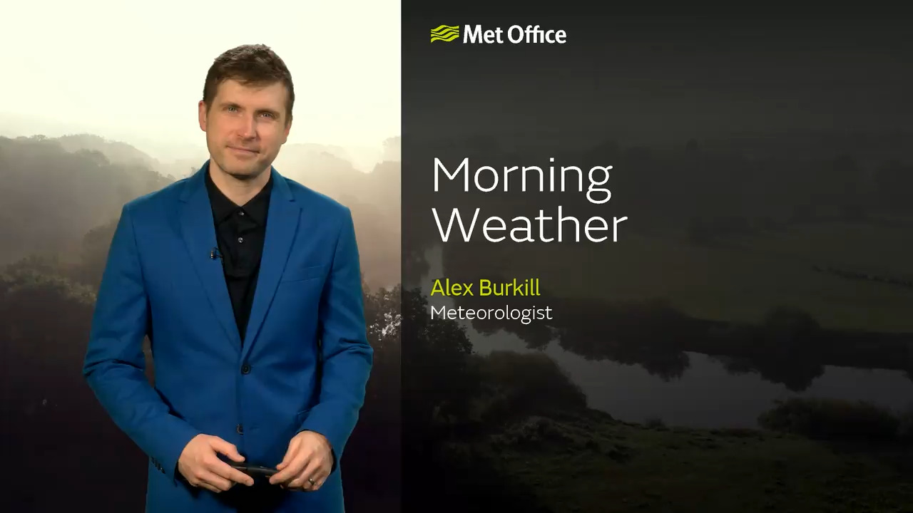 Met Office Tuesday morning weather forecast 13/01/2026