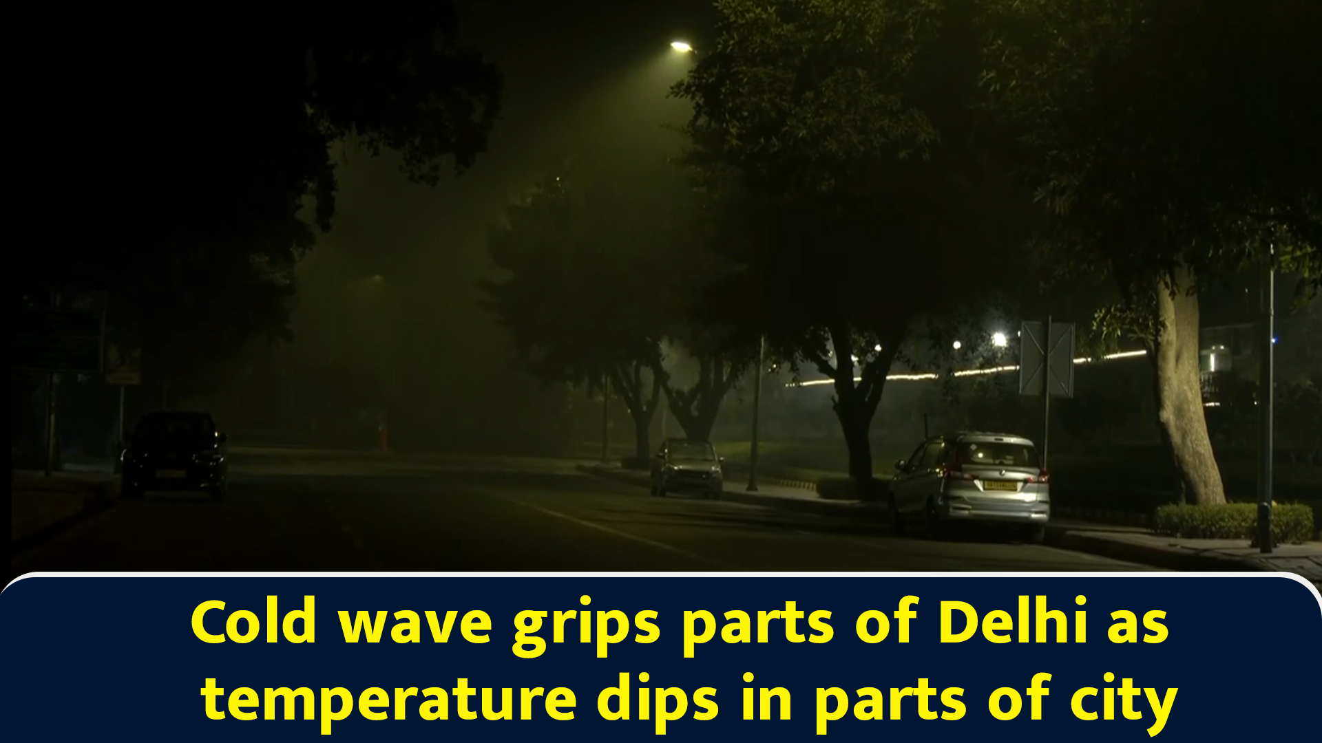 Cold wave and thick fog grips parts of Delhi as temperature dips in ...