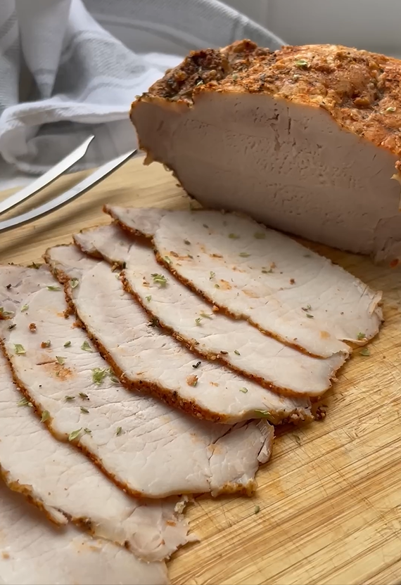 Salt-crusted pork loin | Step-by-step recipe