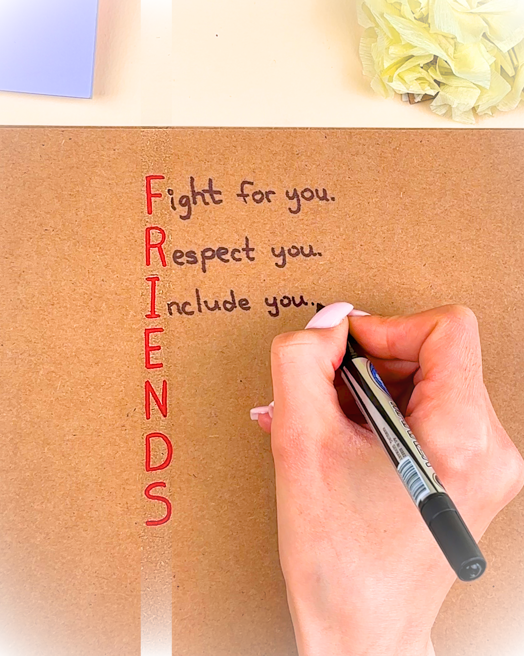 The true meaning of friends 💖