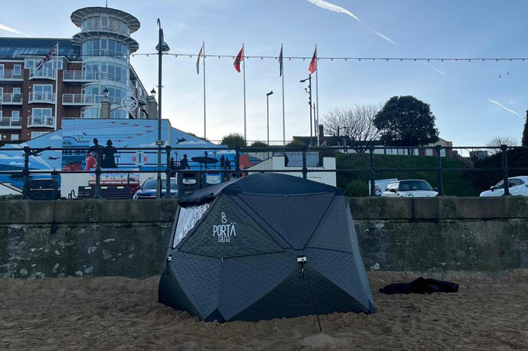 Cleethorpes Beach's new pop up sauna is the perfect place 'to step out ...