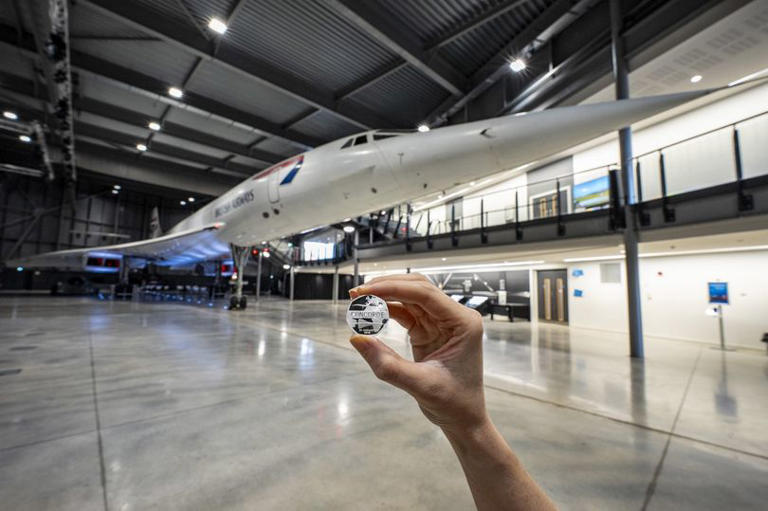 Concorde 50p coin takes off as Royal Mint celebrates supersonic aircraft