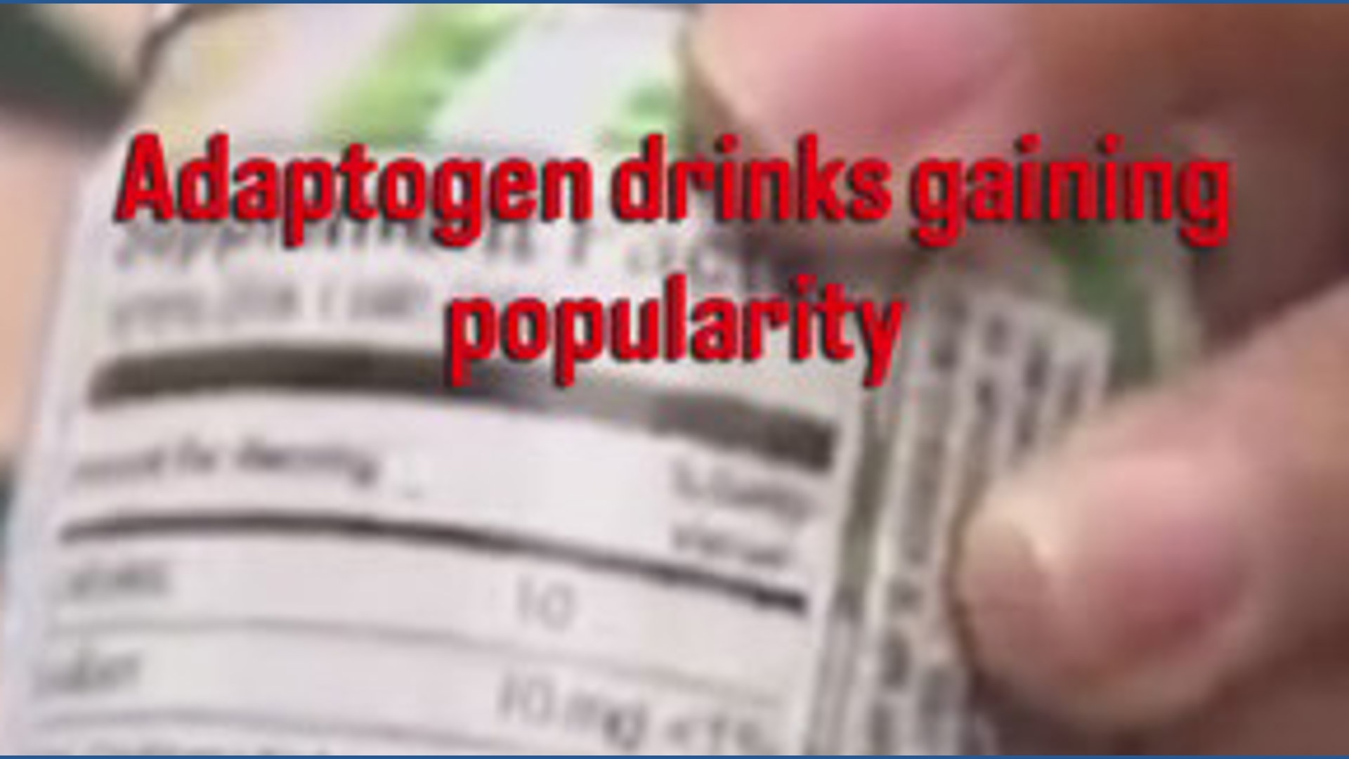 Adaptogen drinks are gaining popularity as alcohol alternative