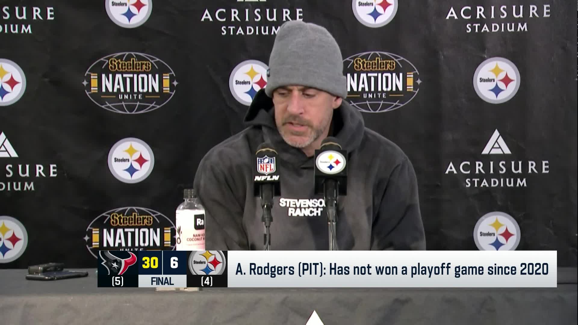 Aaron Rodgers reflects on Wild Card Weekend loss against Texans and ...