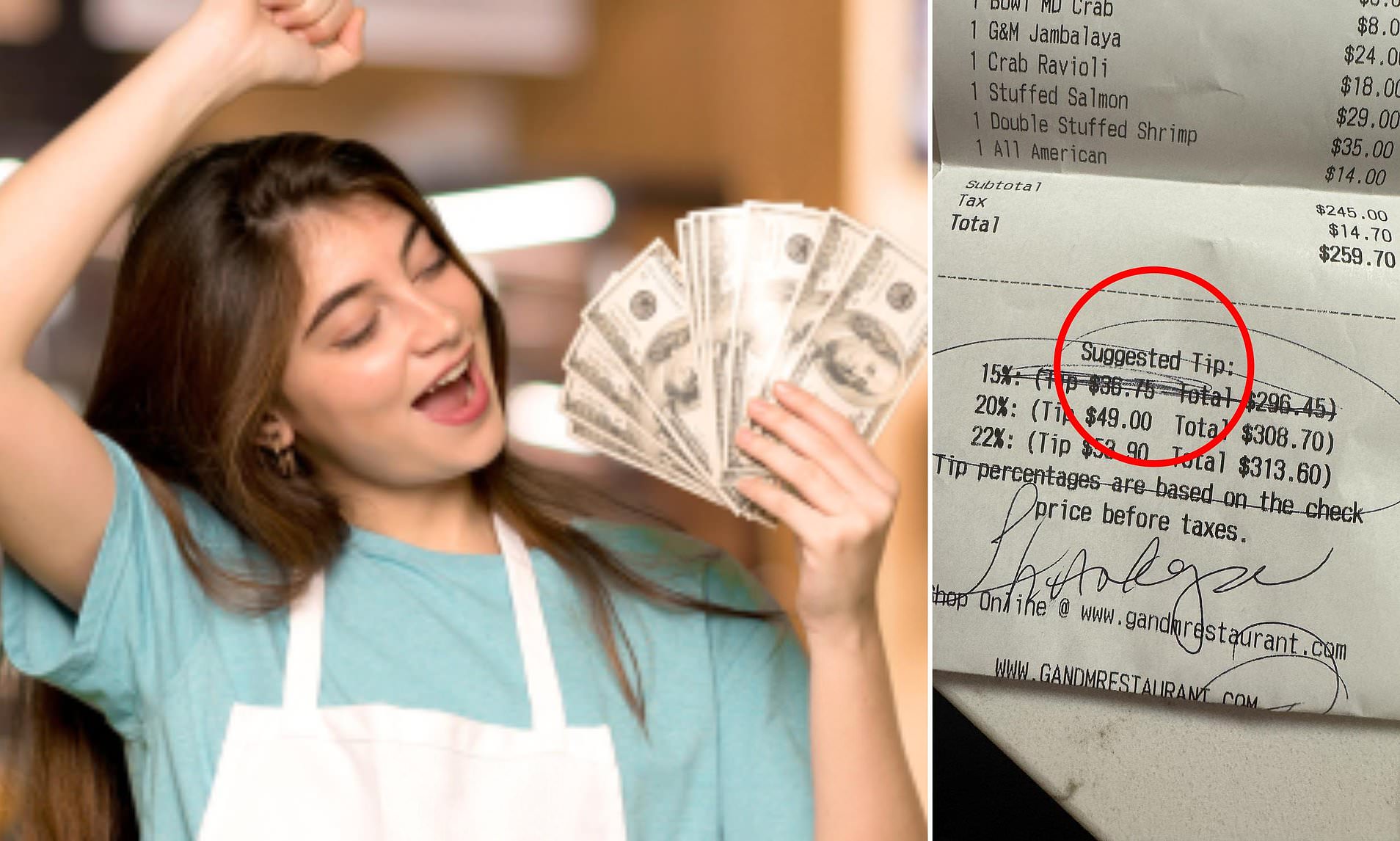Restaurant server sparks outrage after 'infuriating' move on customer's ...