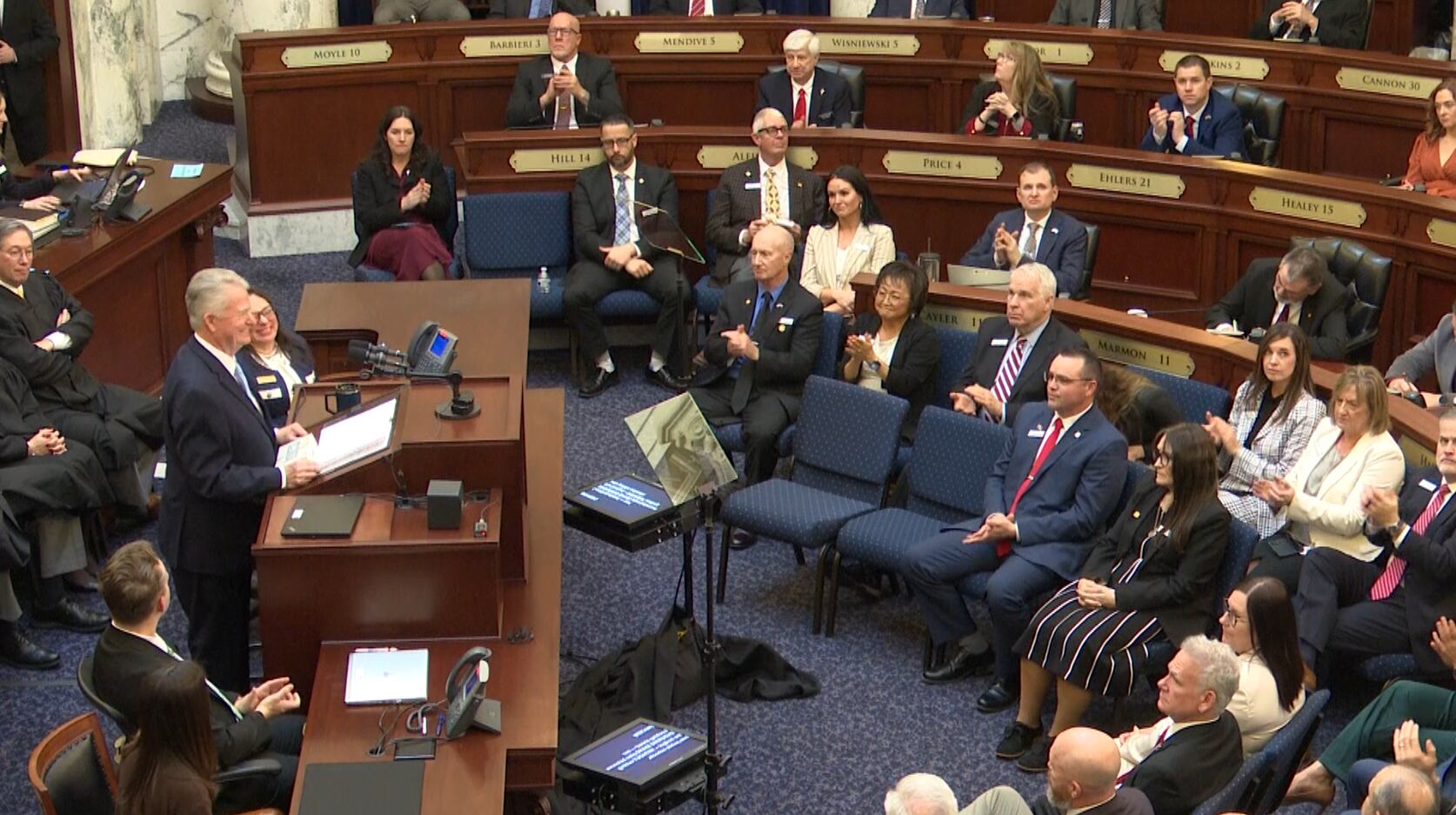 Gov. Brad Little introduces 'Enduring Idaho' budget plan during State ...