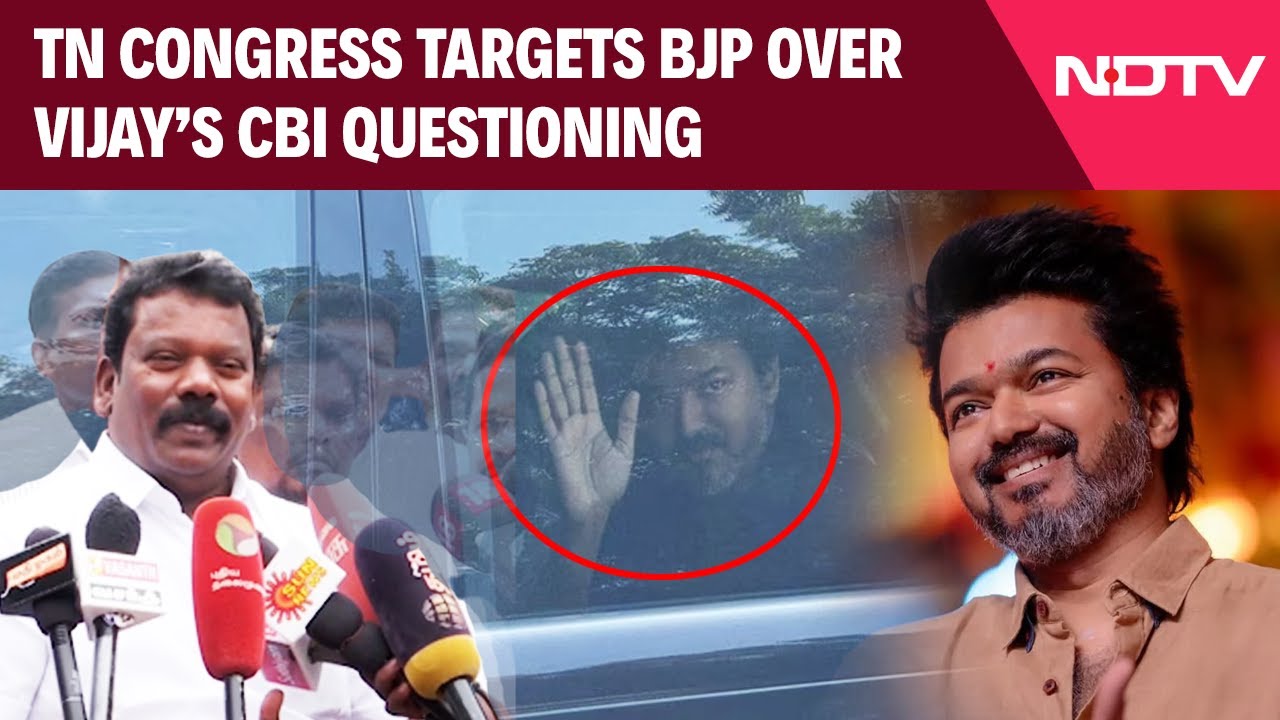 Actor Vijay news | CBI probe or political pressure? Congress targets ...