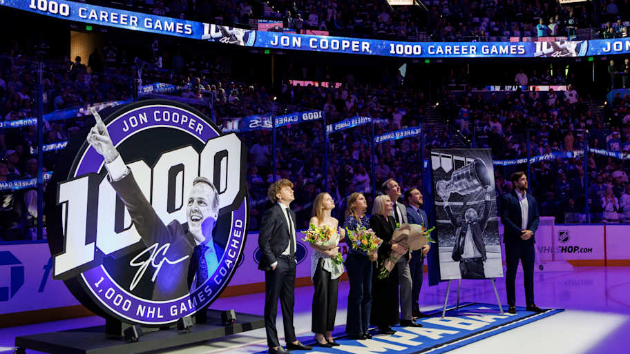 Tampa Bay Lightning's Jon Cooper presented with unique gift to ...
