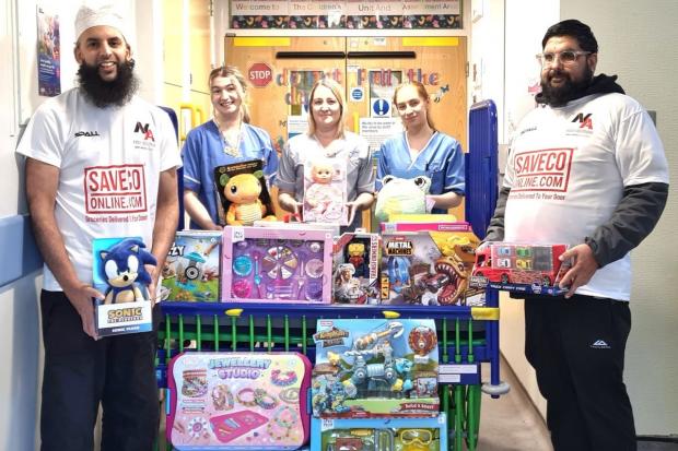 Bradford man delivers 50th toy drop at Airedale Hospital