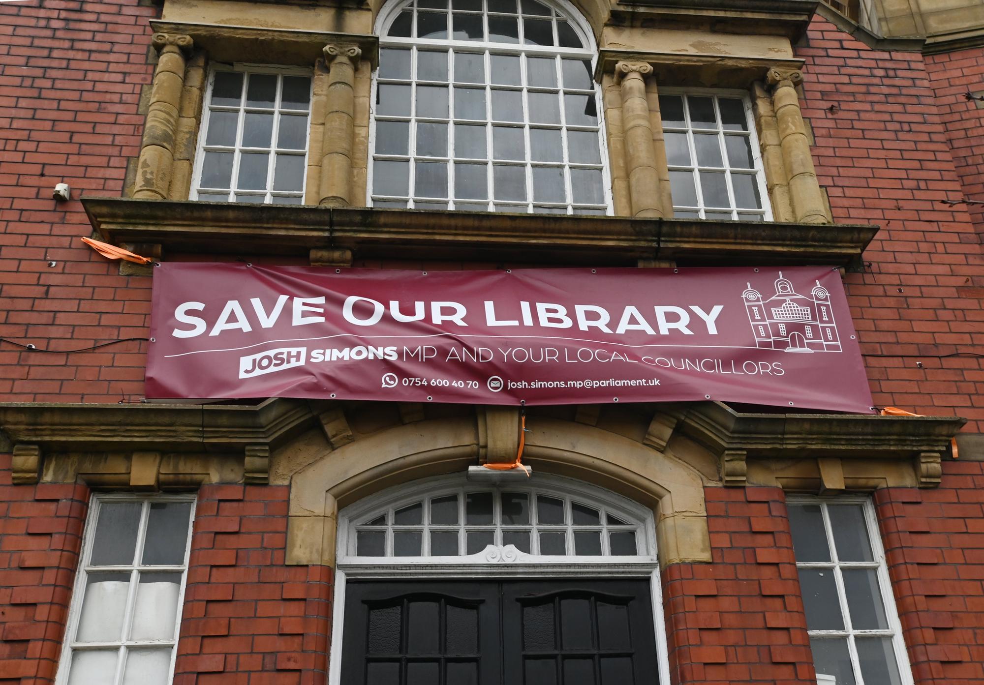 Questions have been raised about banners used in a campaign to reopen ...