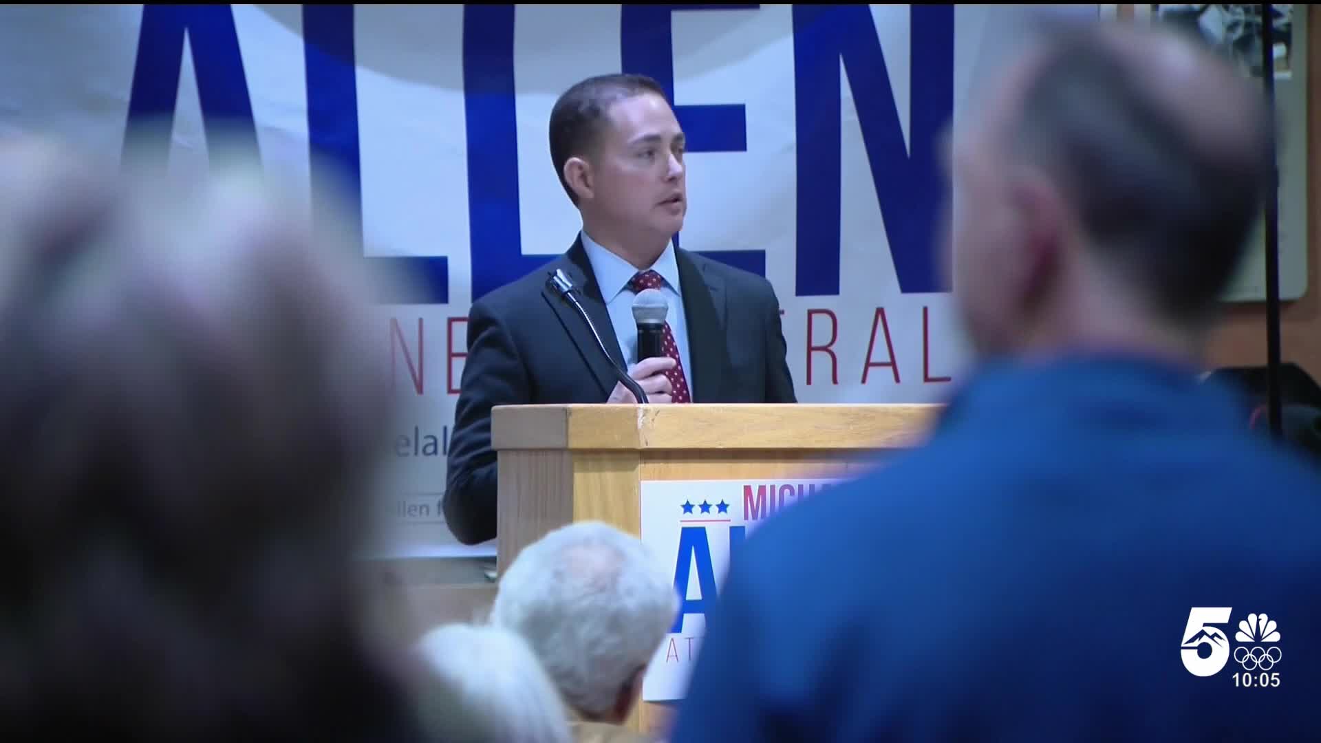 District Attorney Michael Allen officially announces run for attorney general