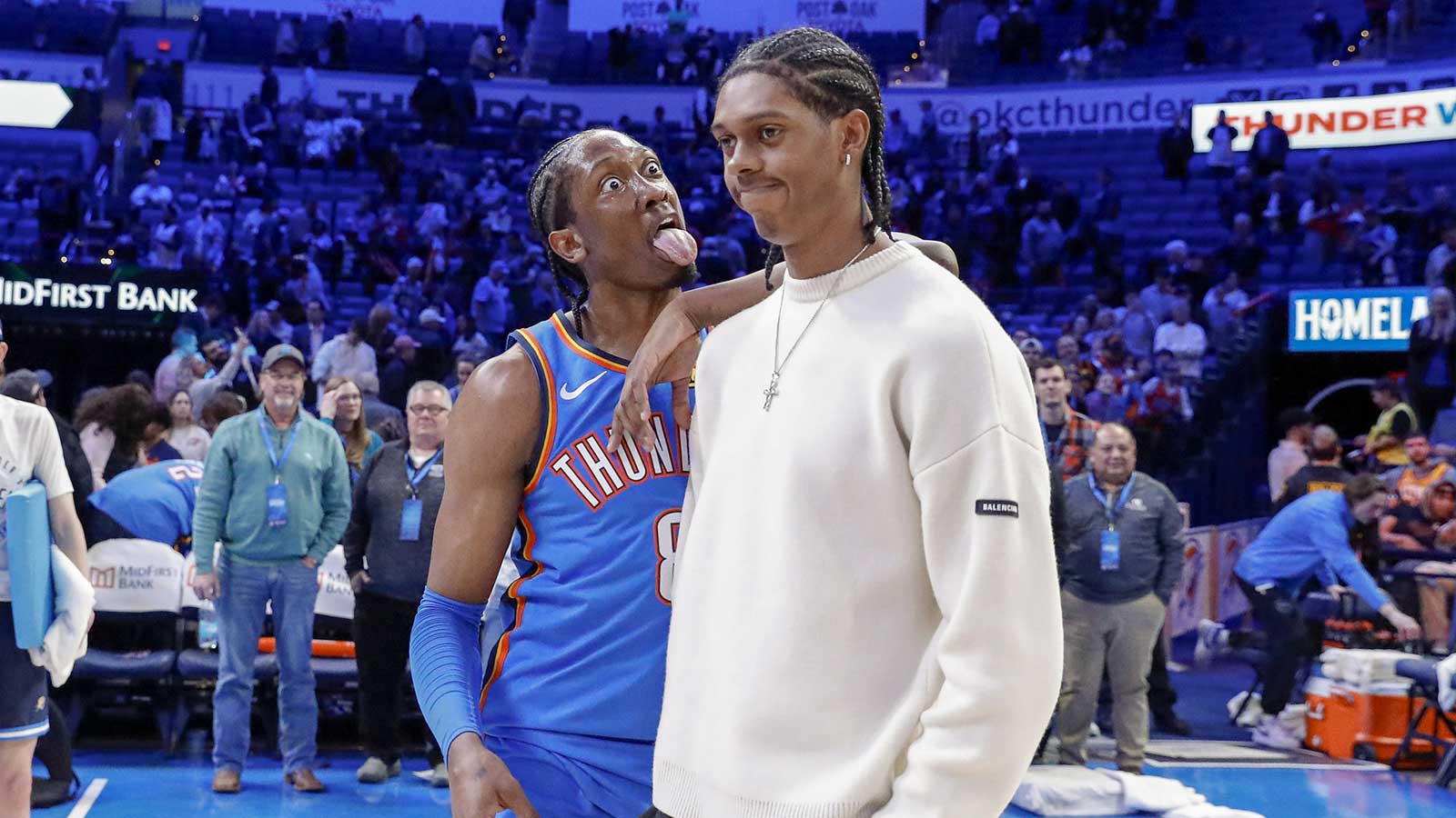 Thunder’s Jalen Williams rips 'useless stat' in defense of brother