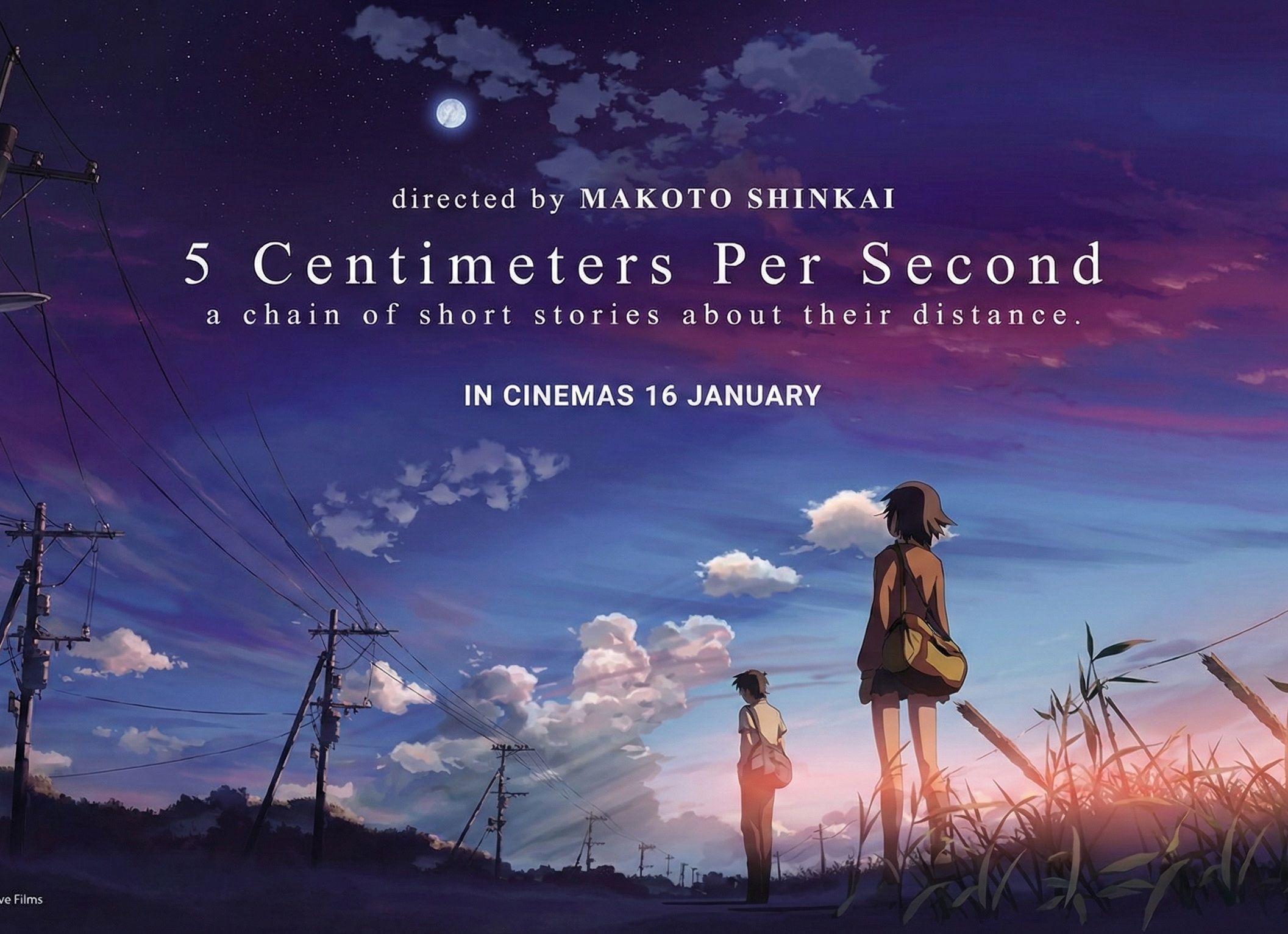 Review film 5 cm per second, animasi Makoto Shinkai 18 tahun lalu