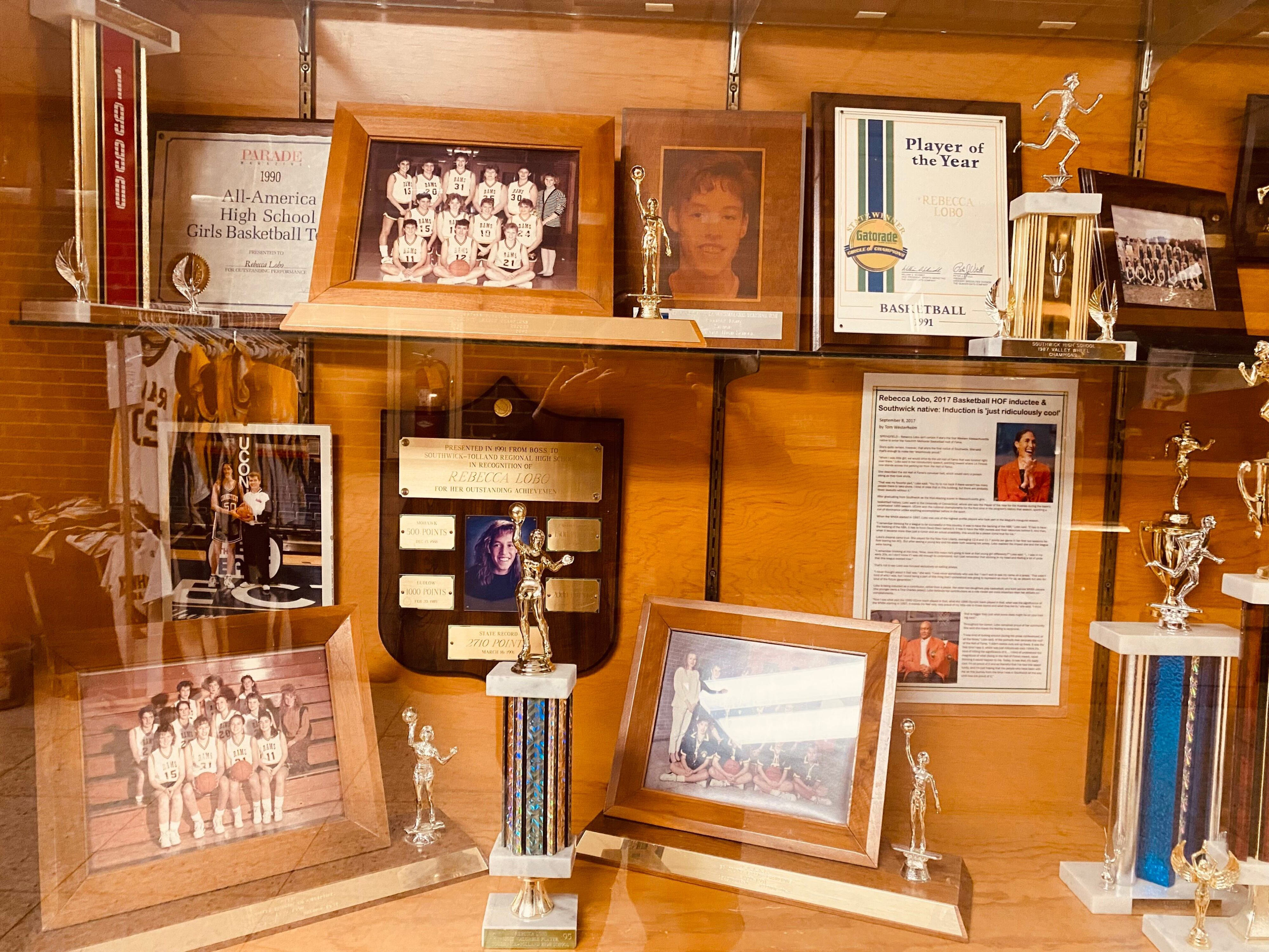 Avery Burkholder records milestone for Southwick girls basketball ...