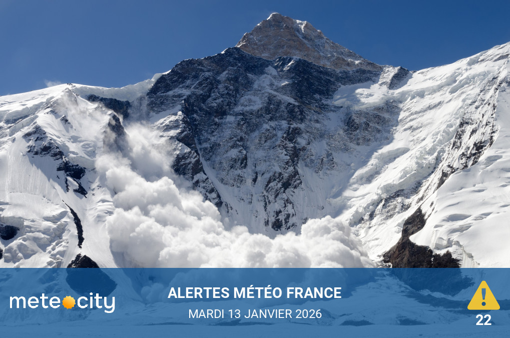 Alerte vigilance météo mardi 13 janvier 2026 : 17 départements en ...