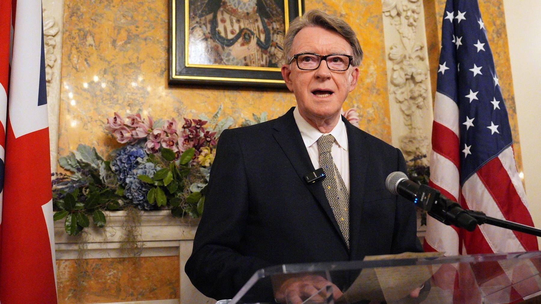Lord Mandelson claims Epstein excluded him due to his homosexuality